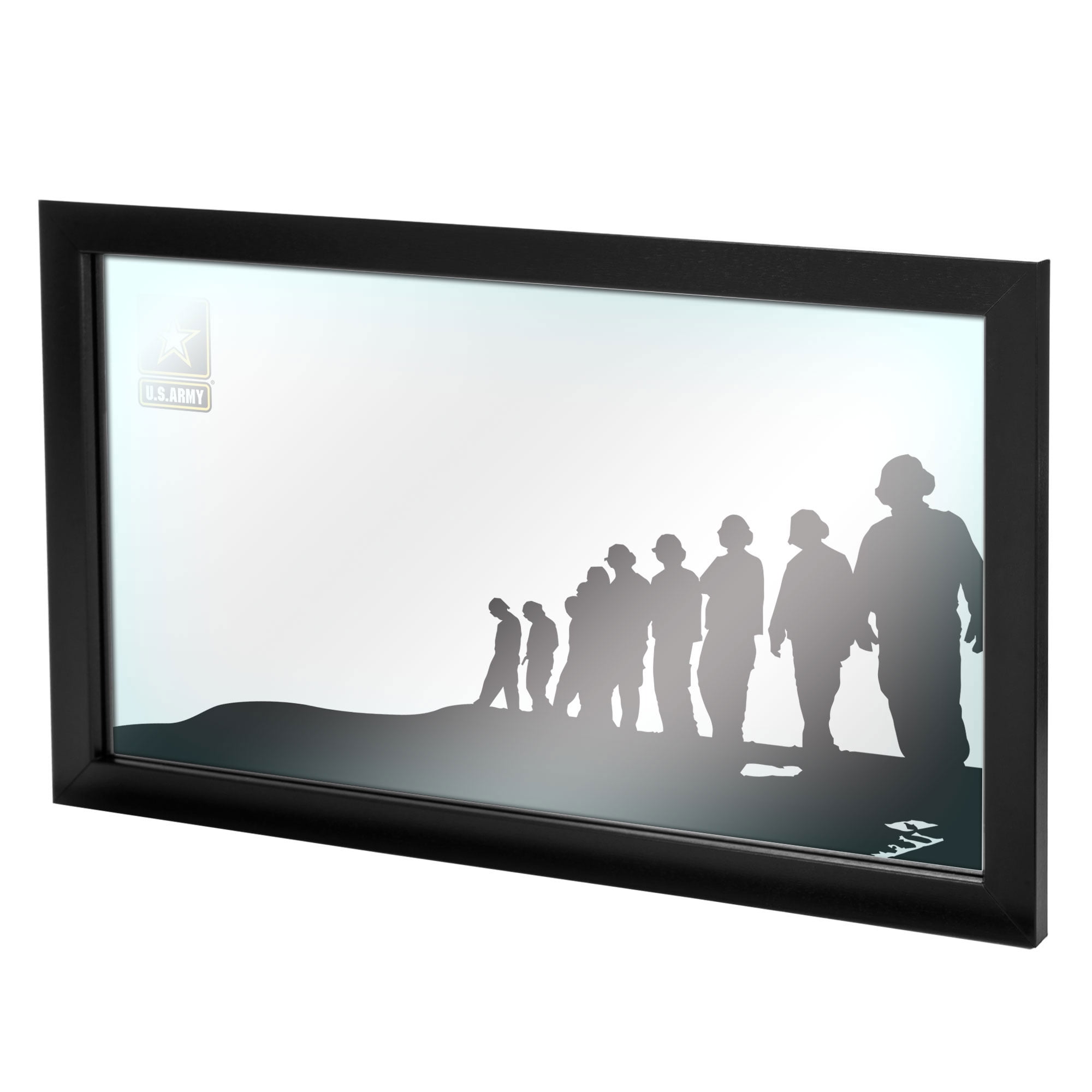 U.S Army Silhouette V Framed Mirror - Walmart.com