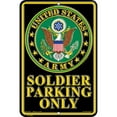 Eagle Emblems SG7503 Sign - U.S.Army, Parking - 8 x 12 in. - Walmart.com