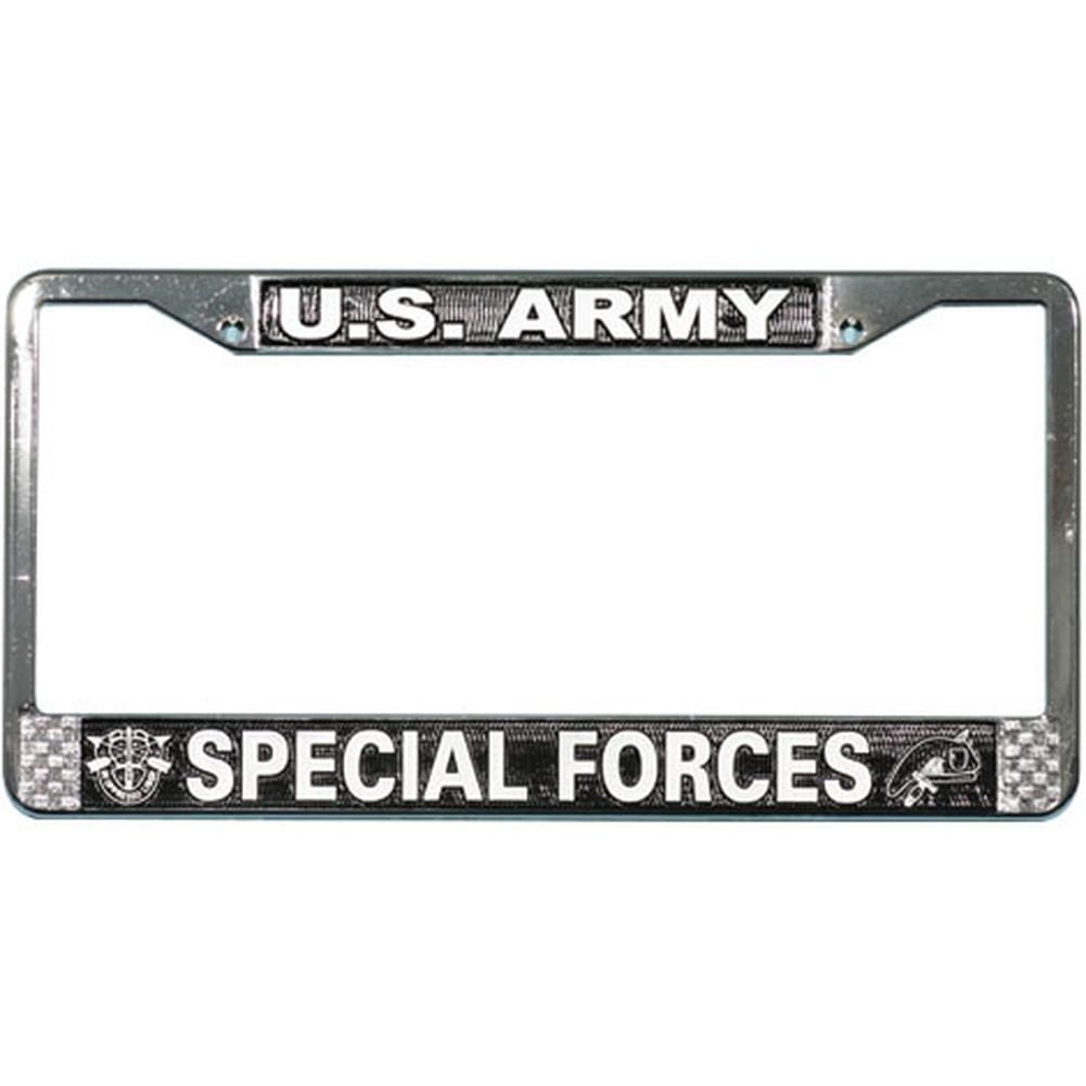 U.S. Army Special Forces License Plate Frame - Metal Chrome - Walmart.com