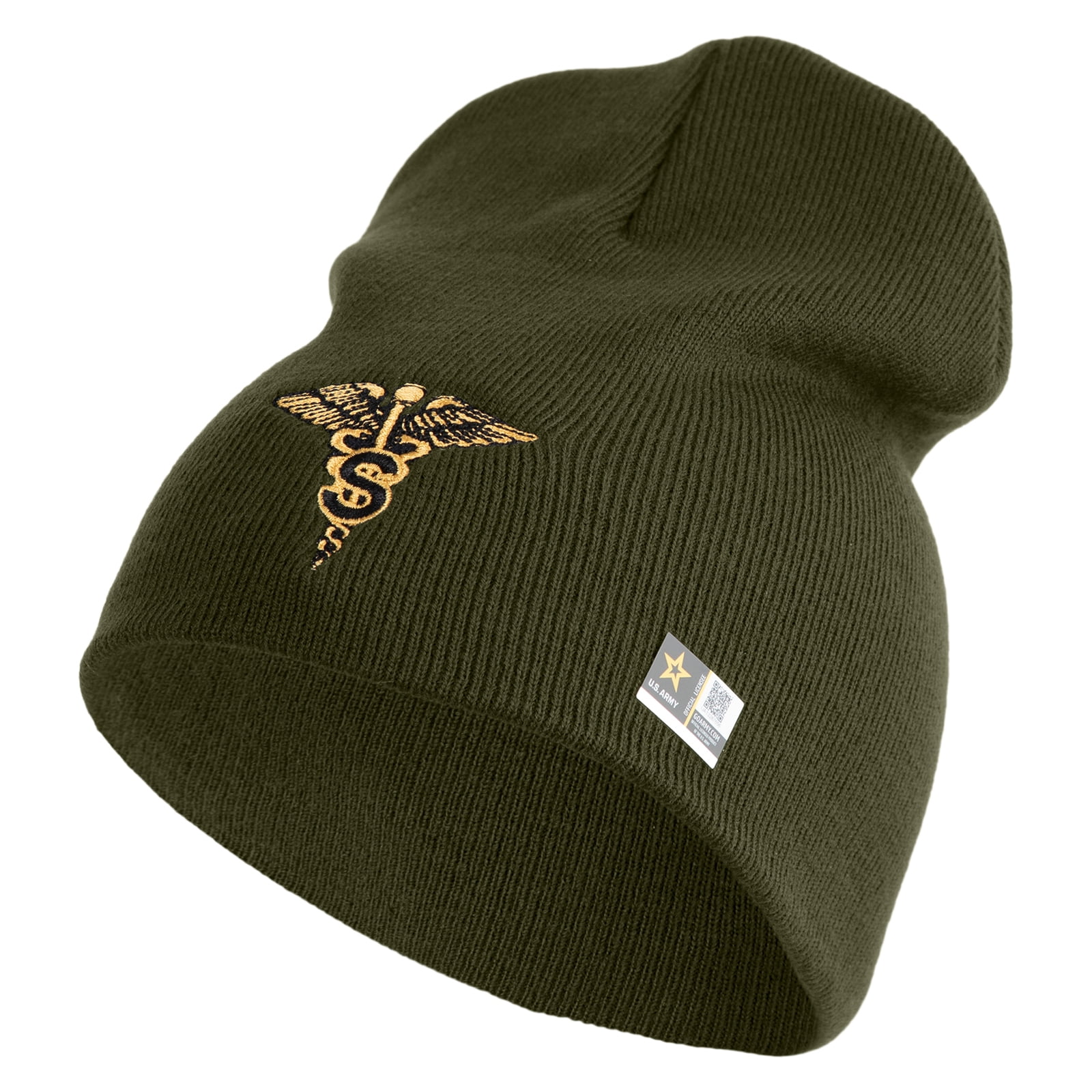 U.S. Army Specialist Corps Symbol Embroidered 8 Inch Solid Knit Short ...