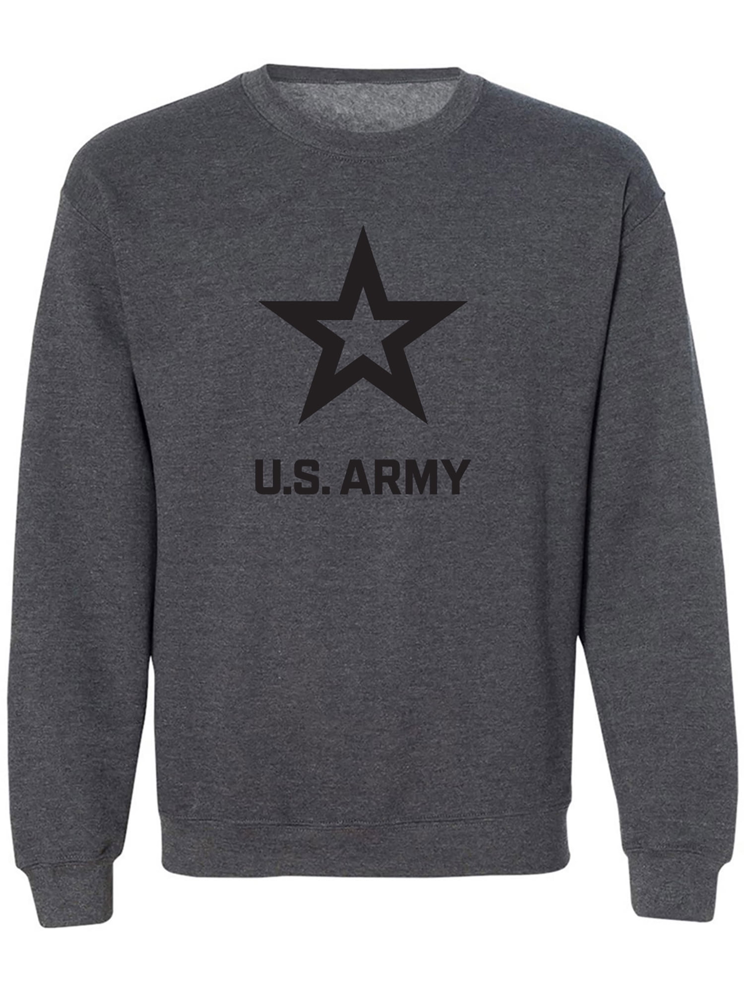 U.S. Army Star Black Ink Crewneck Sweatshirt - Walmart.com