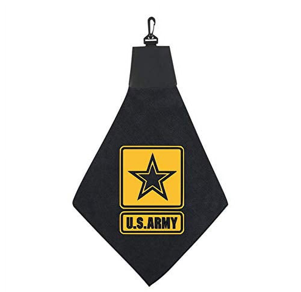 U.S. Army Star Military Soldier Triangle Golf Towel With Pleather ...