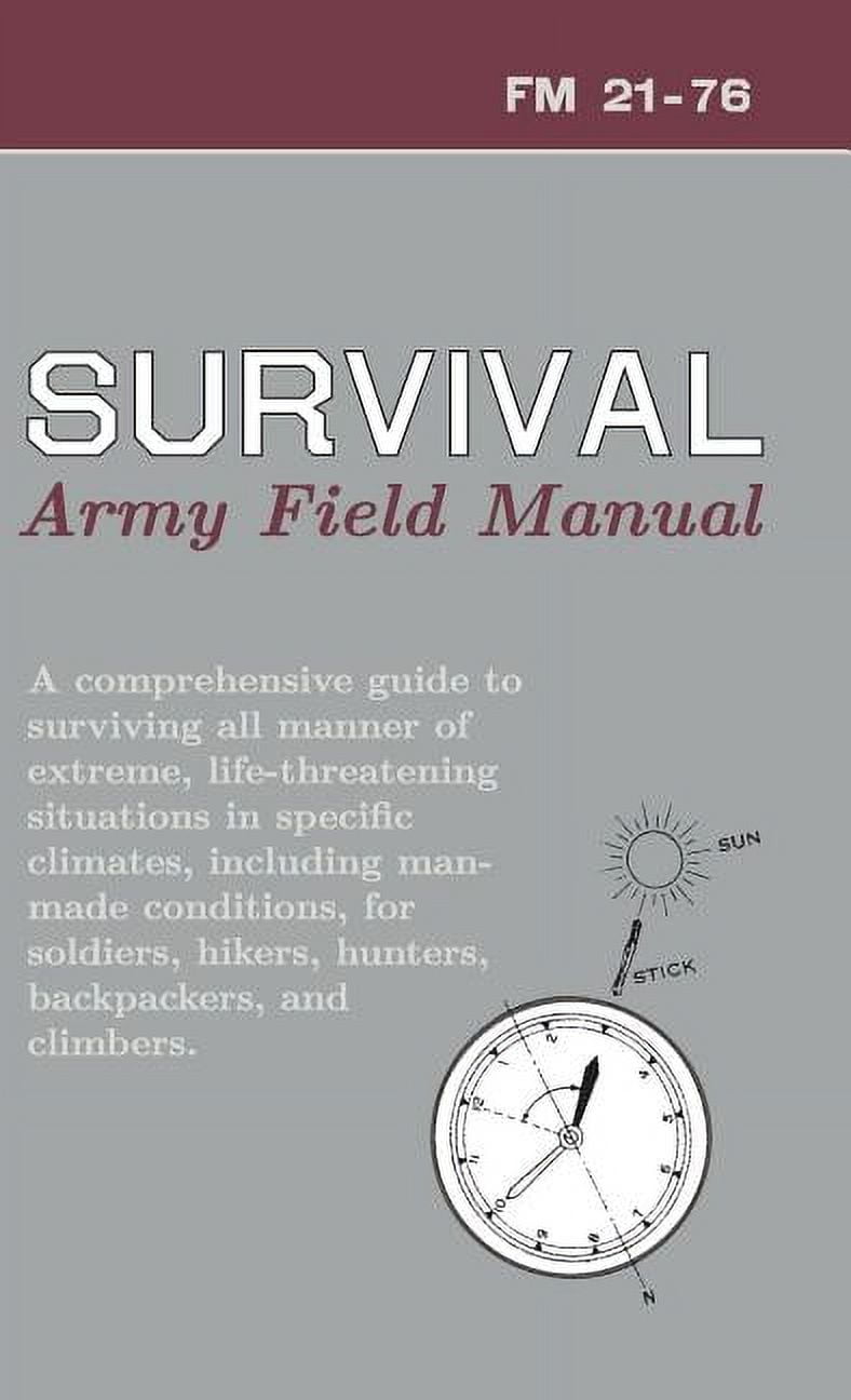 U.S. Army Survival Manual: FM 21-76 (Hardcover) - Walmart.com