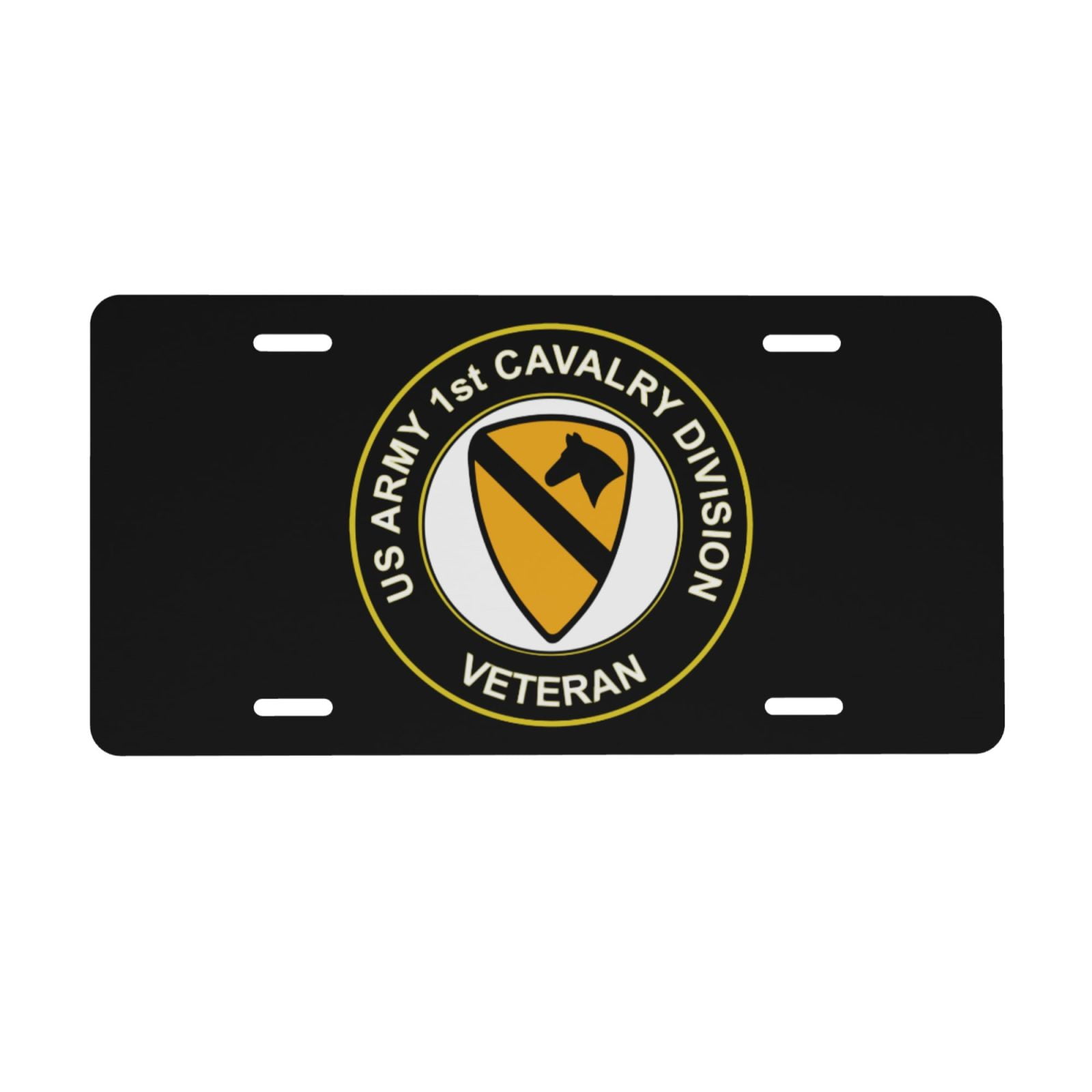 U.S. Army Veteran 1st Cavalry Division License Plate 6x12 Inch ...
