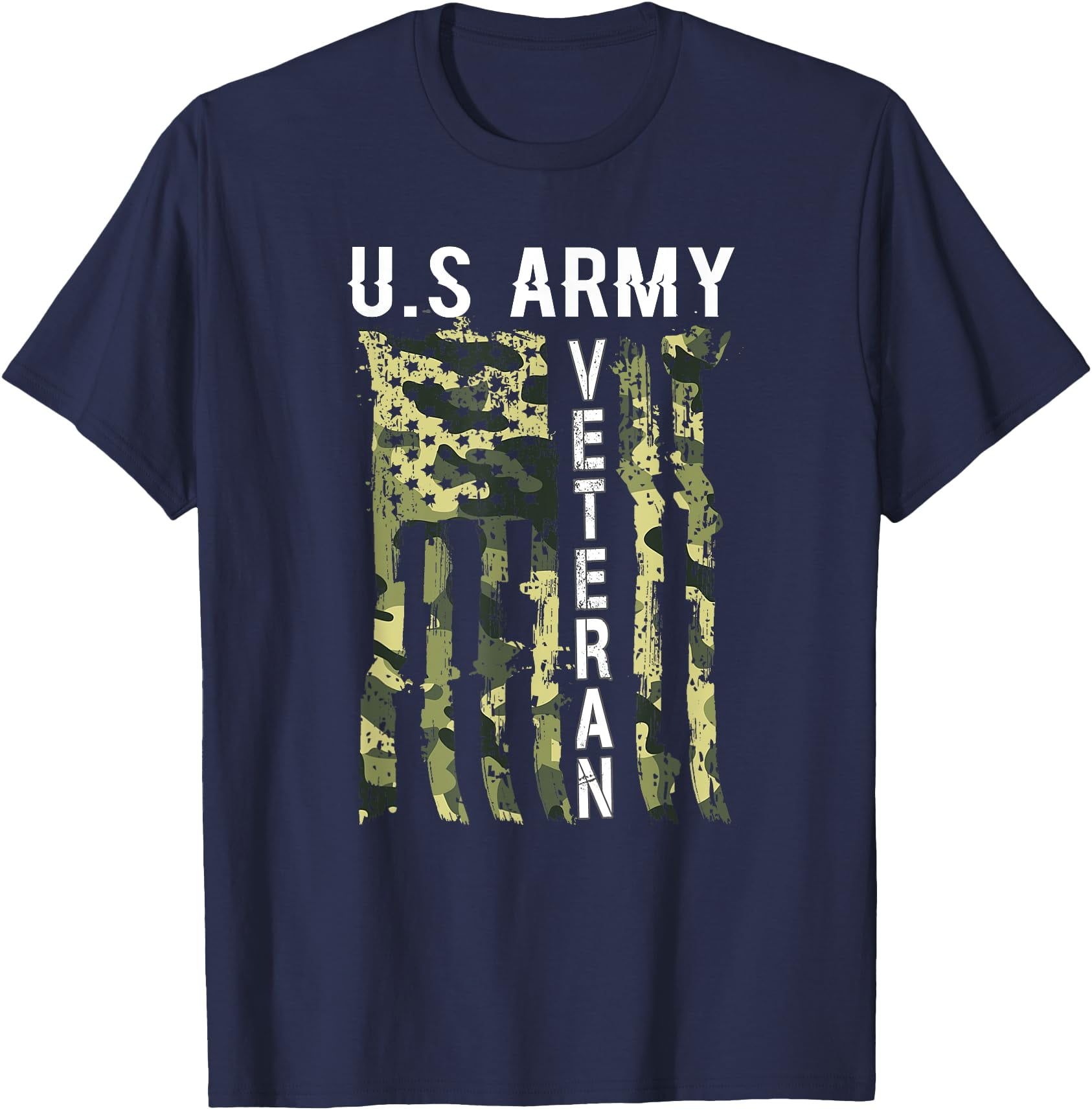 U.S Army Veteran Great USA Camouflage Veteran Day Gifts T-Shirt ...