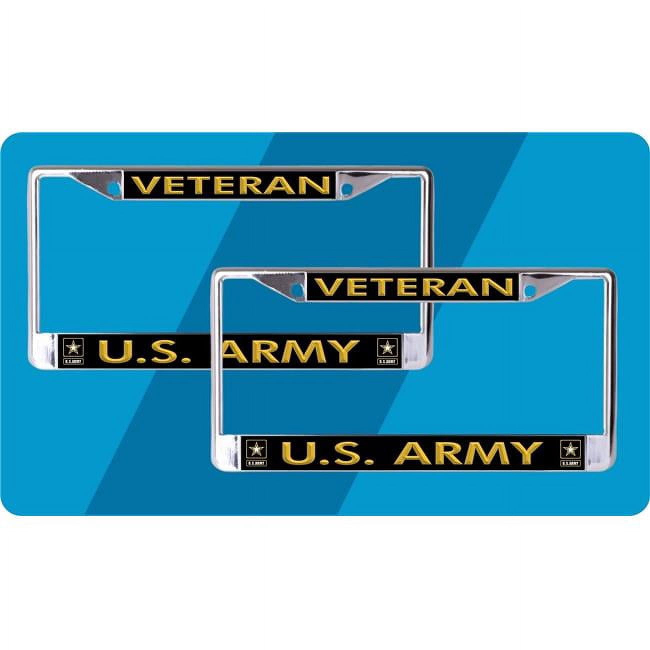 U.S. Army Veteran License Plate Frame 2 Pack - Walmart.com