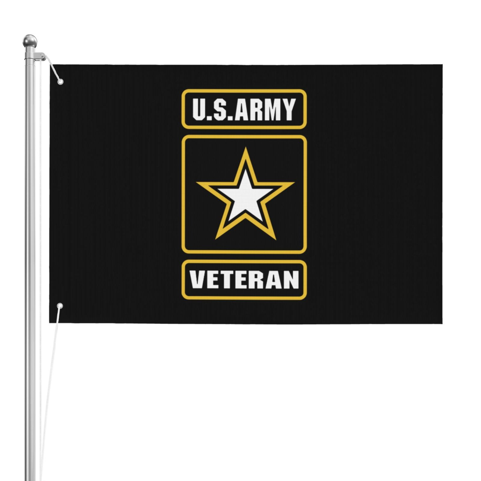 U.S. Army Veteran Logo Flag Double Sided Flag 2x3ft For Home/Company ...