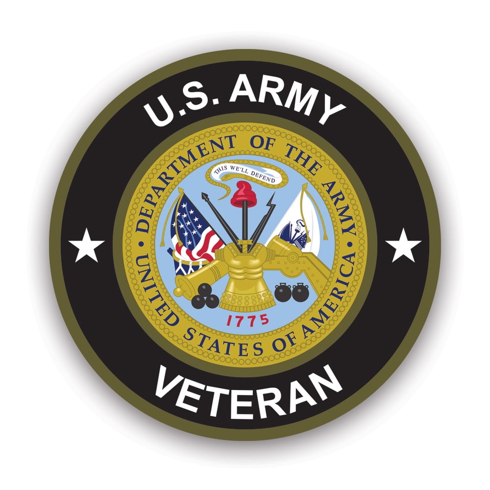 U.S. Army Veteran Sticker Decal - Self Adhesive Vinyl - Weatherproof ...