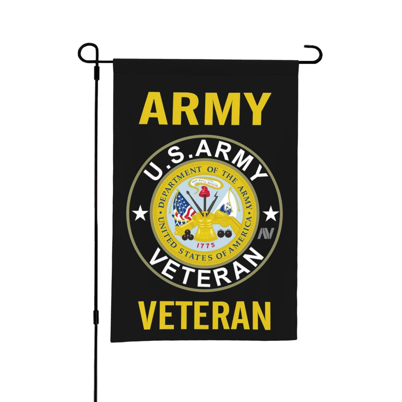U.S. Army Veterans Insignia Flag 12x18 inch double-sided gardenflag ...