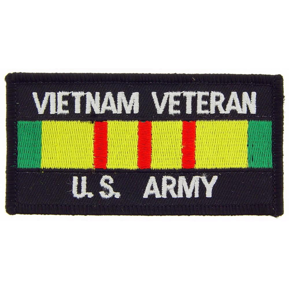 U.S. Army Vietnam Veteran Patch Black & Yellow 1 3/4" - Walmart.com