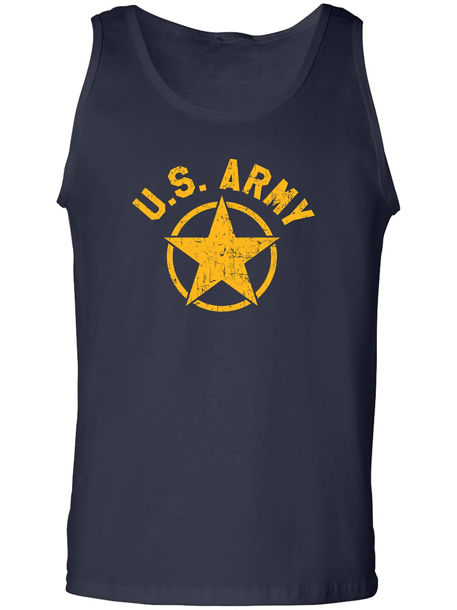 U.S. Army Vintage Arch Logo with gold ink Adult Tank Top - Walmart.com