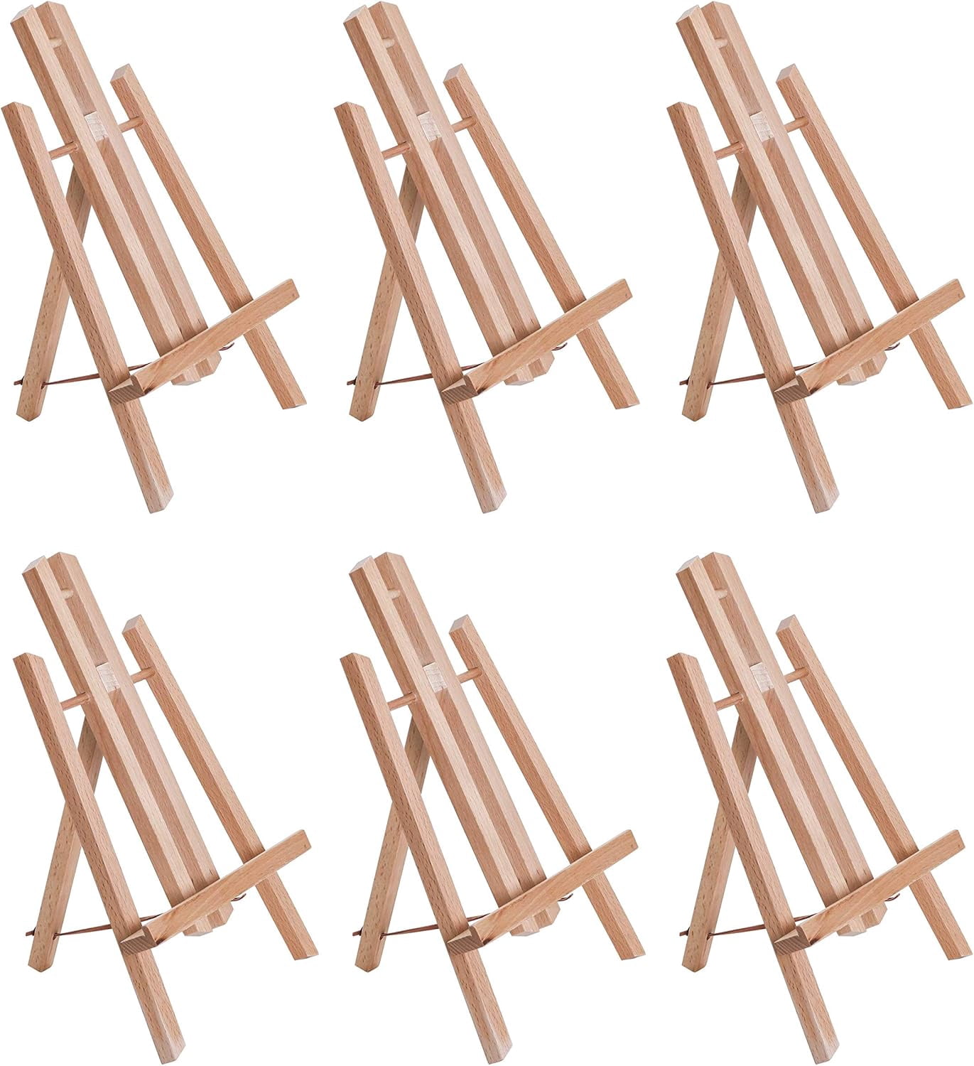 U.S. Art Supply 11" Small Tabletop Display Easel - Beechwood Artist A ...