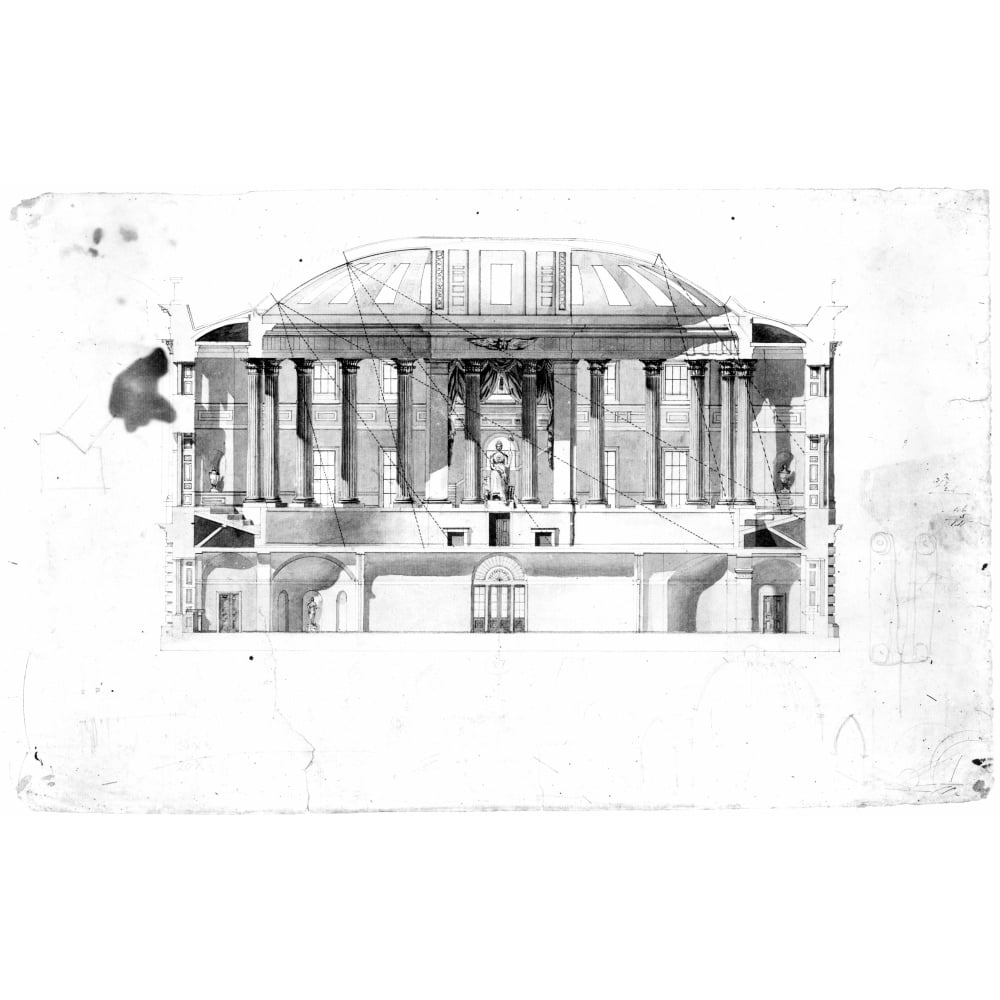 U.S. Capitol C1811. Ncross-Section Of The House Of Representatives U.S ...