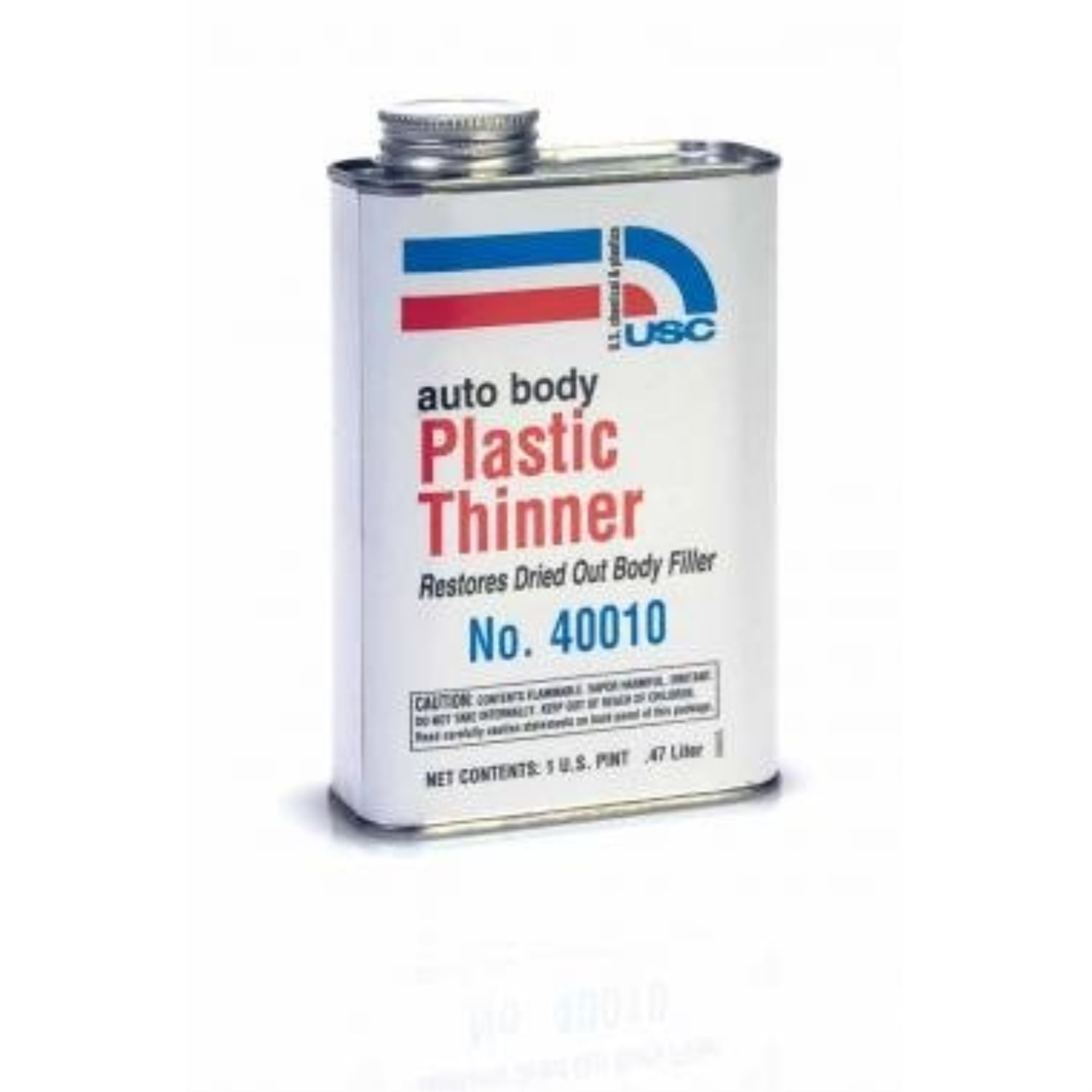 US Chemical & Plastics USC-40010 Auto Body Plastic Thinner, Honey ...