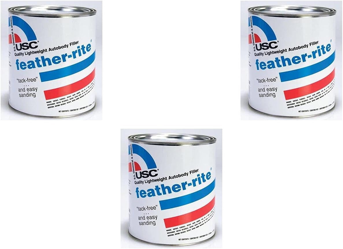 U. S. Chemical & Plastics Feather-Rite Lightweight Autobody Filler ...