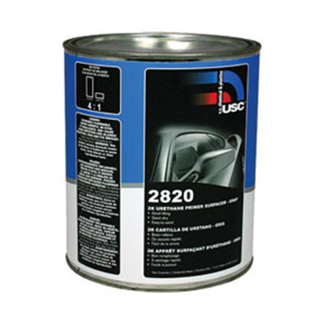 US Chemical 2820-1 Urethane Primer Surfacer, 1 gal Can, Gray, 2 hr ...