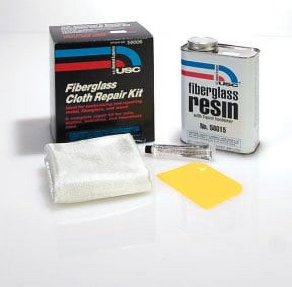 U. S. Chemical & Plastics USC-58005 Fiberglass Repair Kit, Quart Repair ...