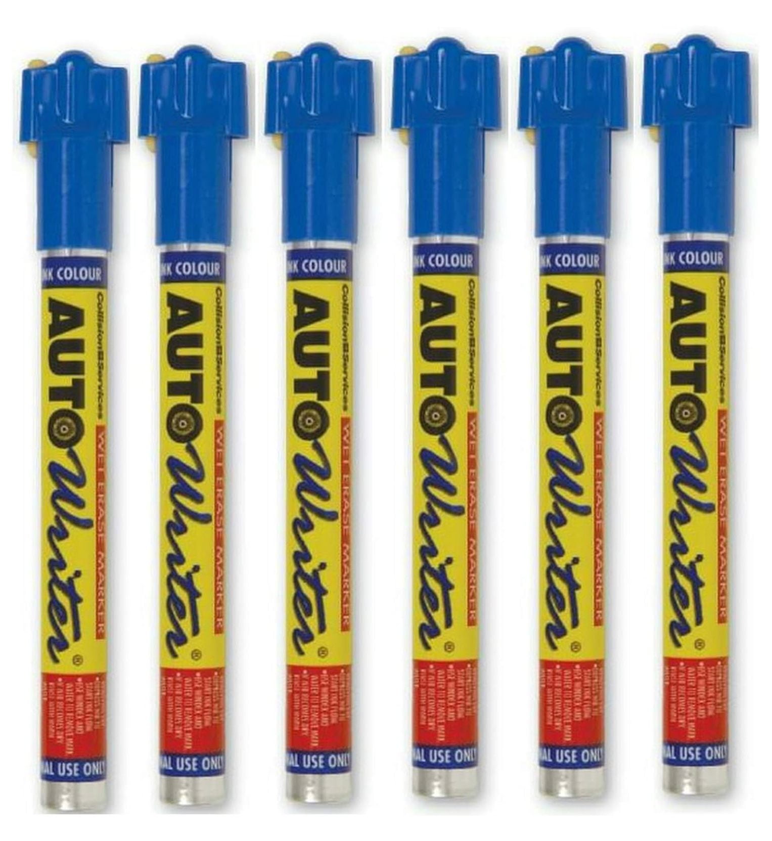 U.S. Chemical & Plastics YfulYde Auto Writer PENS Blue (USC-37001) - 6 ...