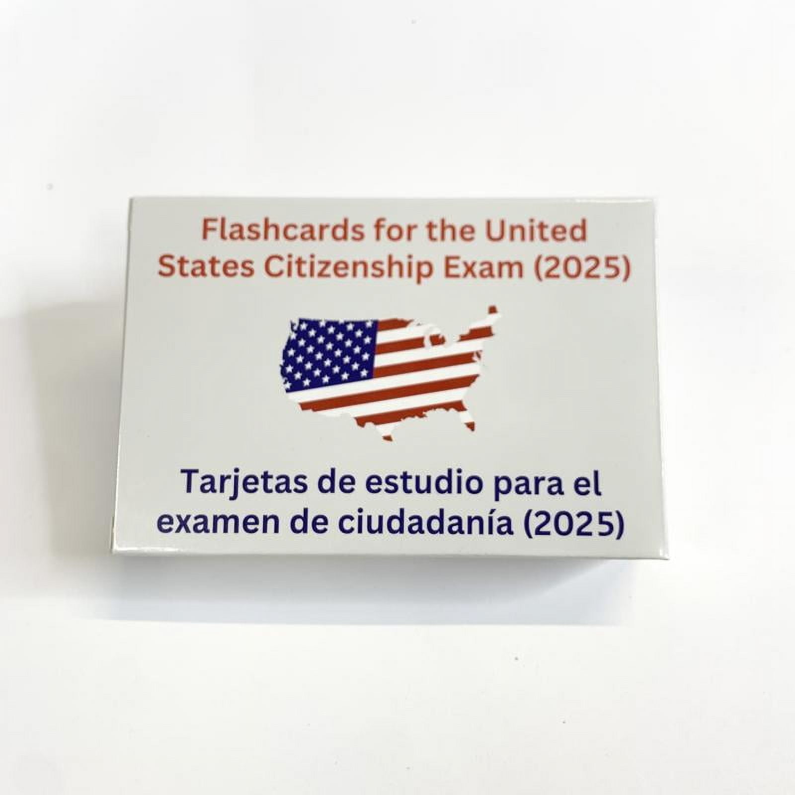 U.S. Civics Test Flash Cards English/Spanish 2025 - Walmart.com