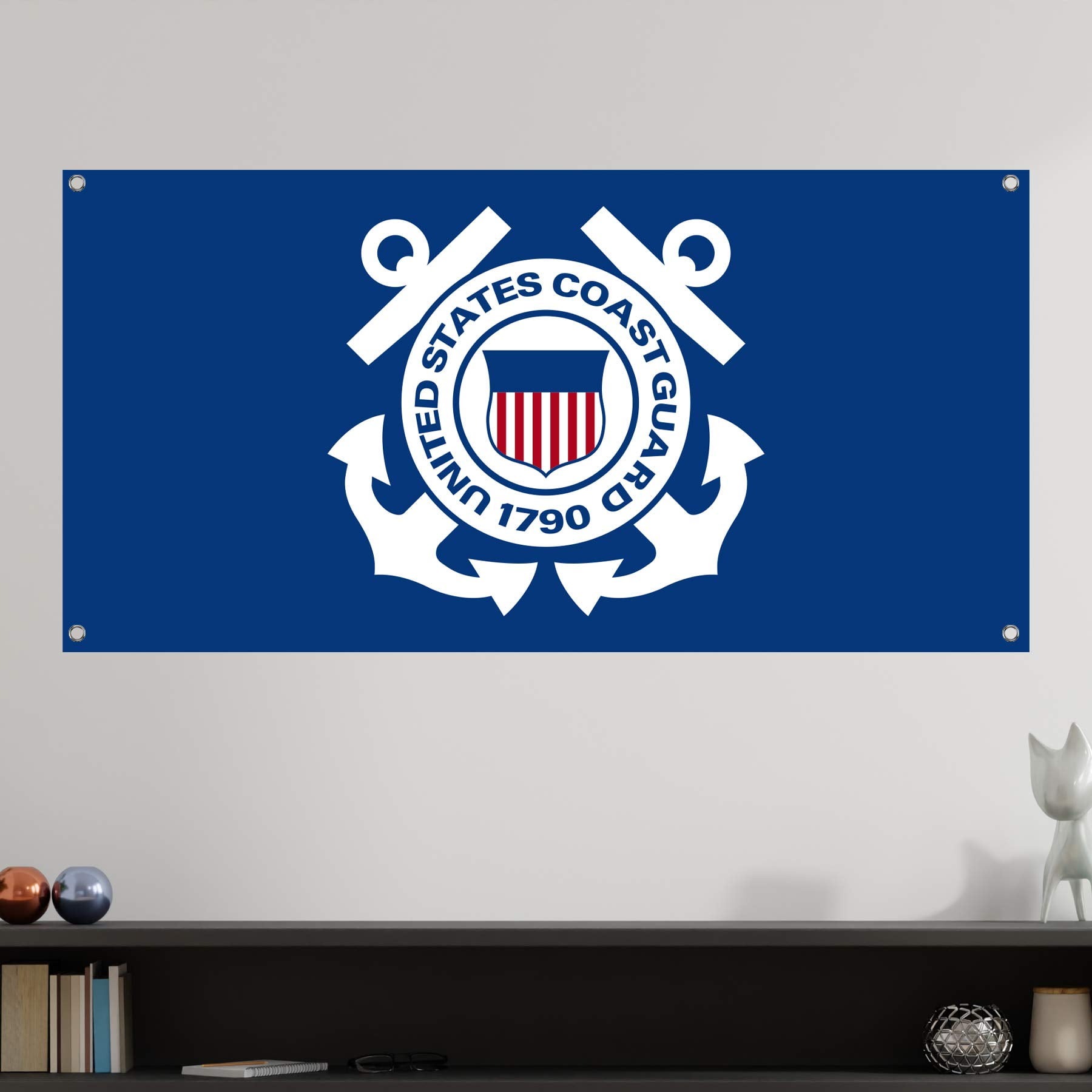 U.S. Coast Guard Banner 2' x 4' - Walmart.com