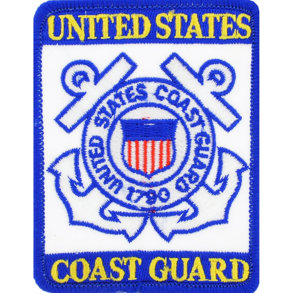 U.S. Coast Guard Semper Paratus Patch Red & White 3" - Walmart.com