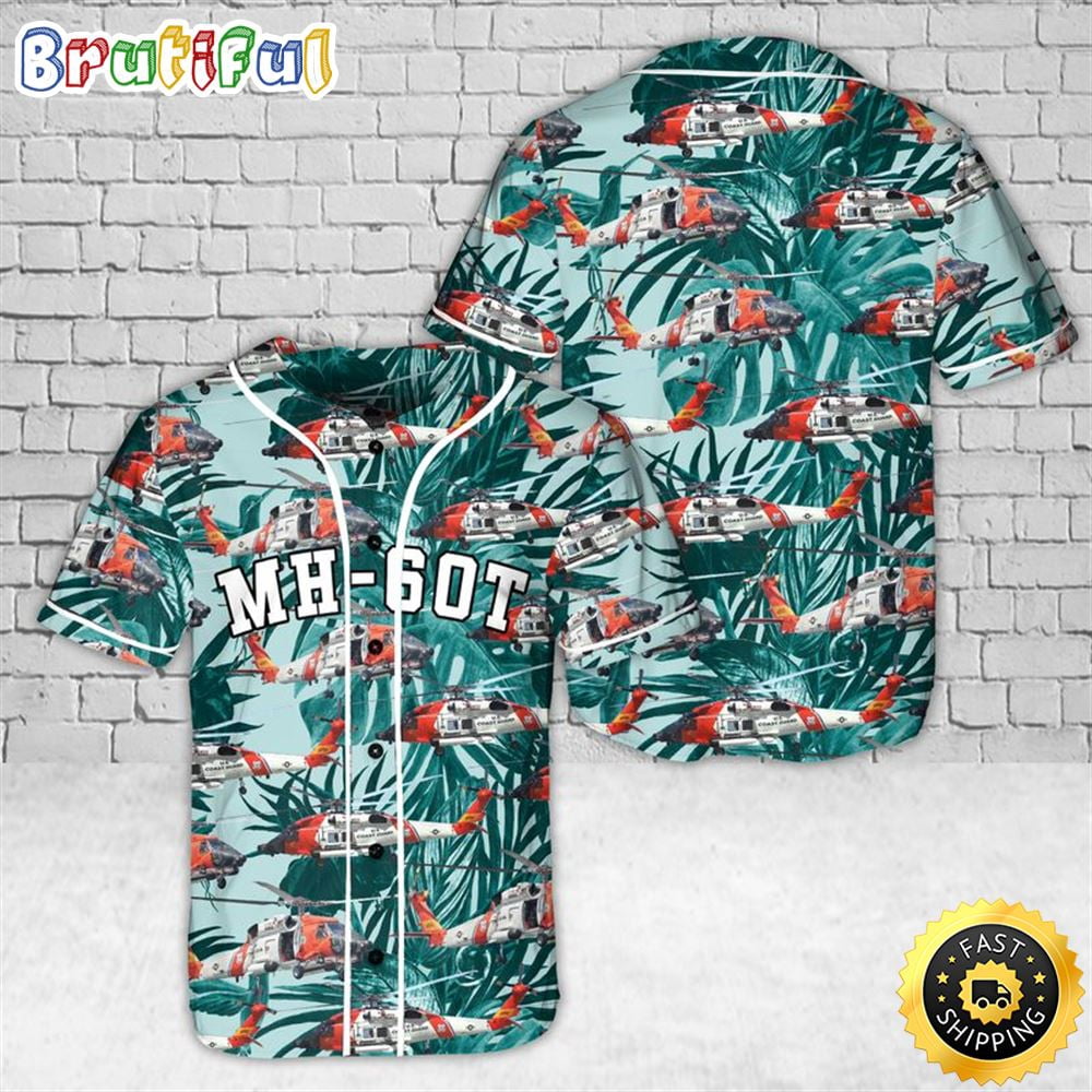 U.S Coast Guard Sikorsky MH-60T Jayhawk Baseball Jerseys - Hot Sale ...