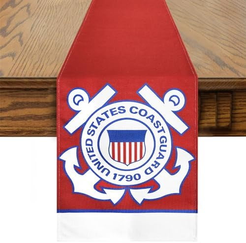 U.S. Coast Guard Table Runner,Memorial Day Independence Day Veterans ...