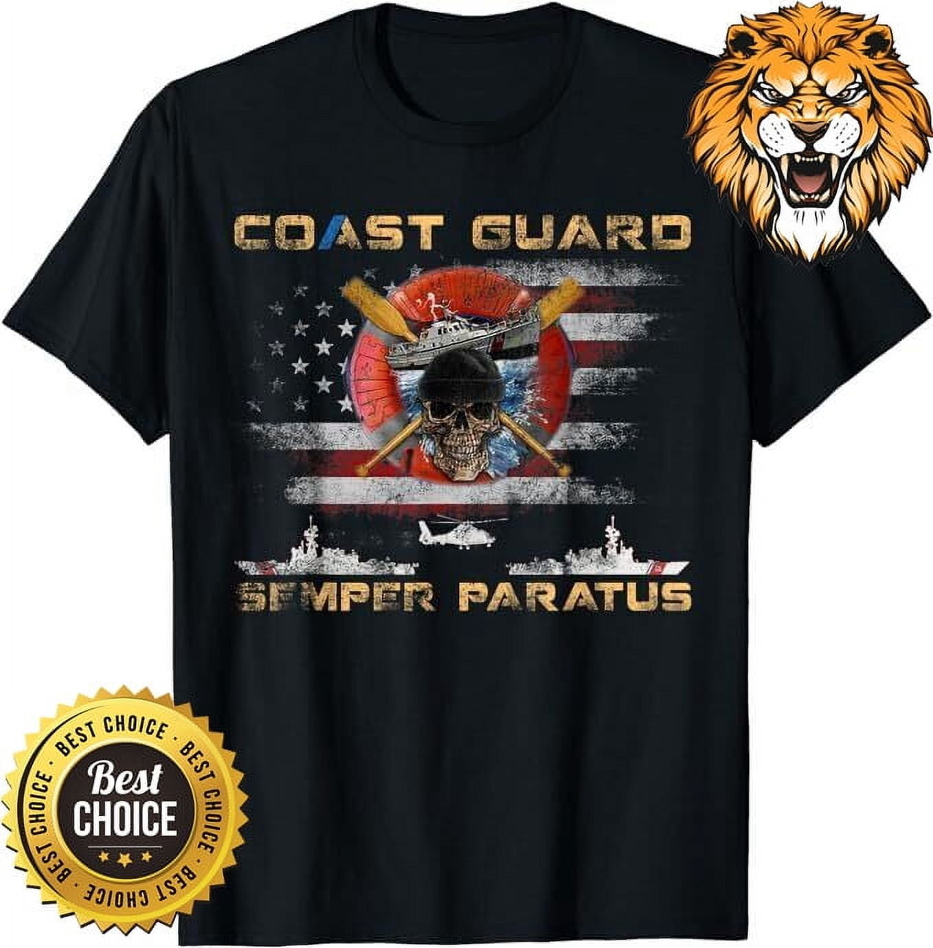 U.S. Coast Guard USCG SEMPER PARATUS T-Shirt S-3XL - Walmart.com