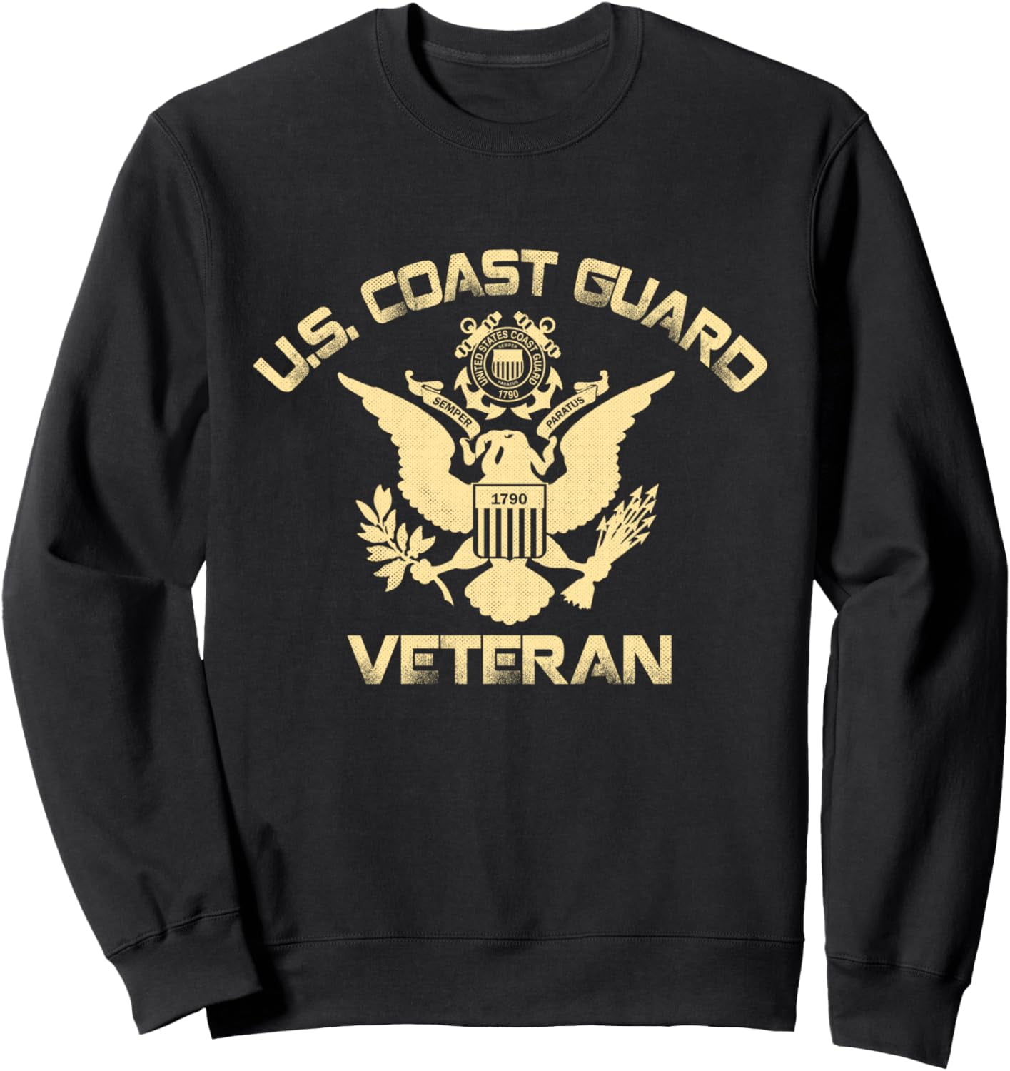 U.S. Coast Guard Veteran Eagle Vintage Veterans Day Gifts Sweatshirt ...