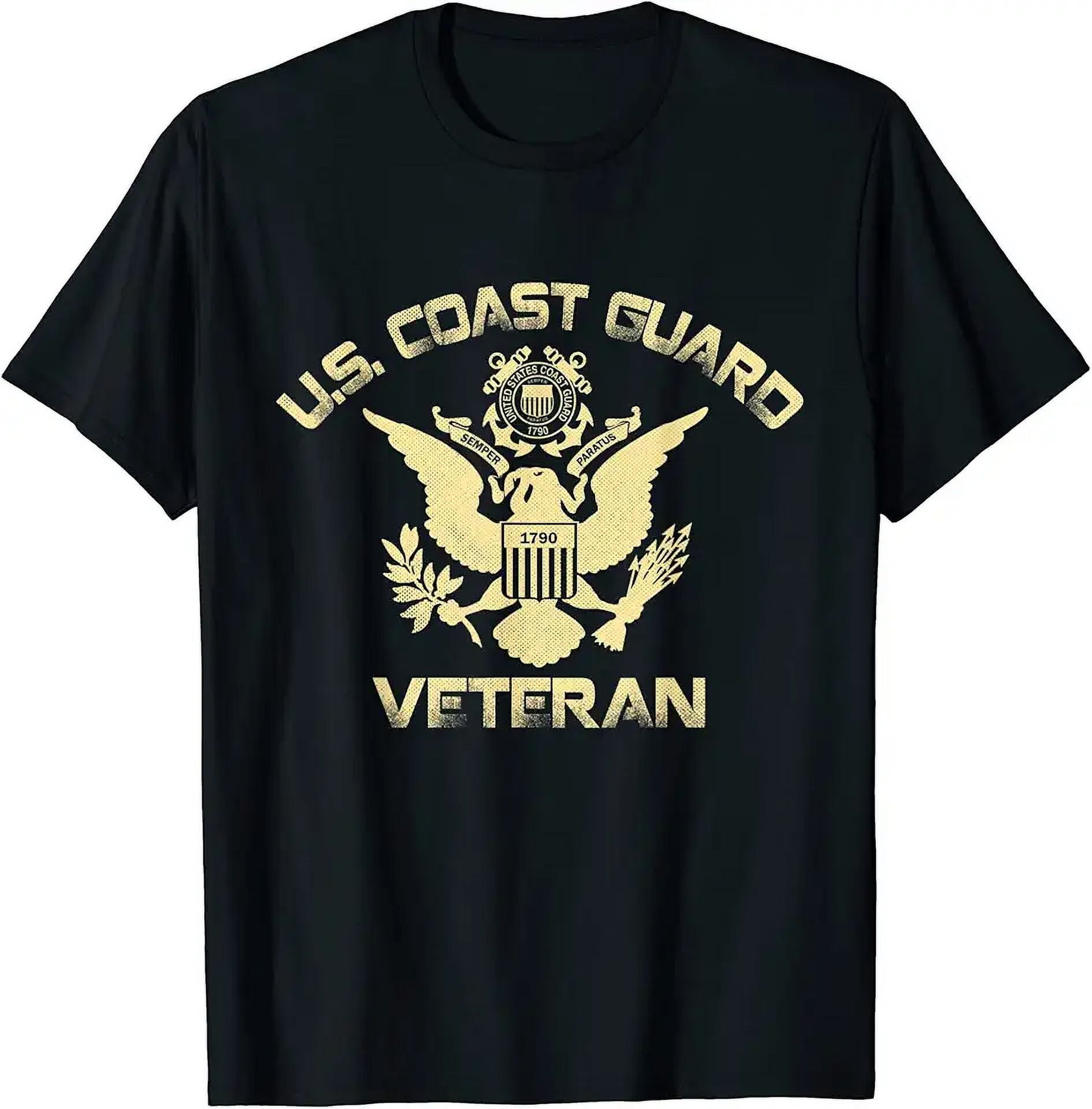 U.S. Coast Guard Veteran Eagle Vintage Veterans Day Gifts T-Shirt ...