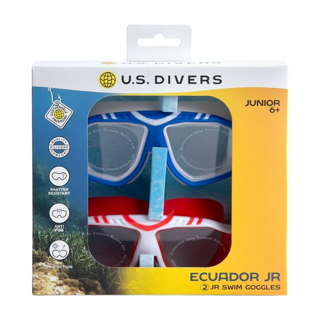 U.S.DIVERS ECDR JR 2PK GGL - Walmart.com