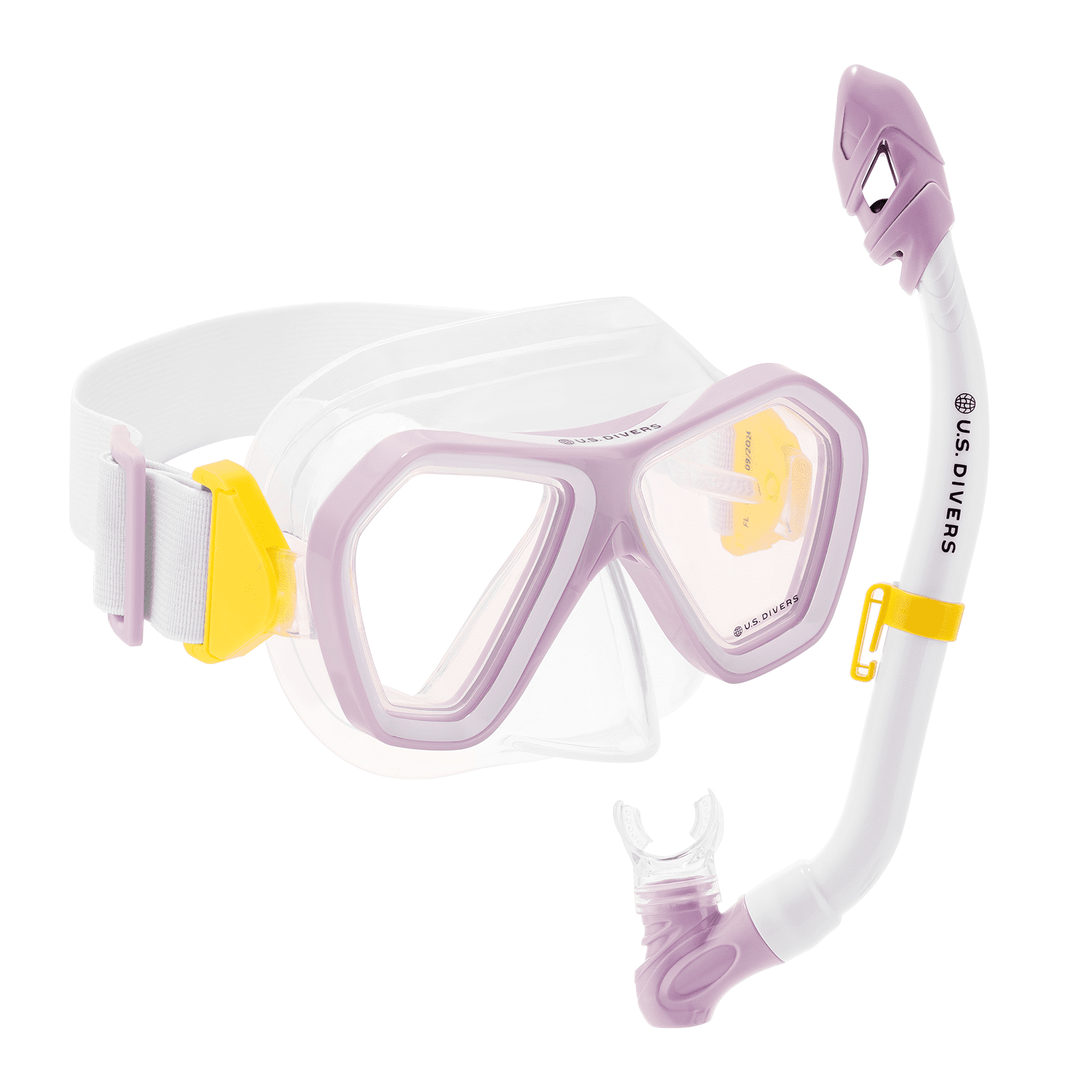 U.S. Divers Toucan Junior Snorkel Combo (White & Purple) - Walmart.com