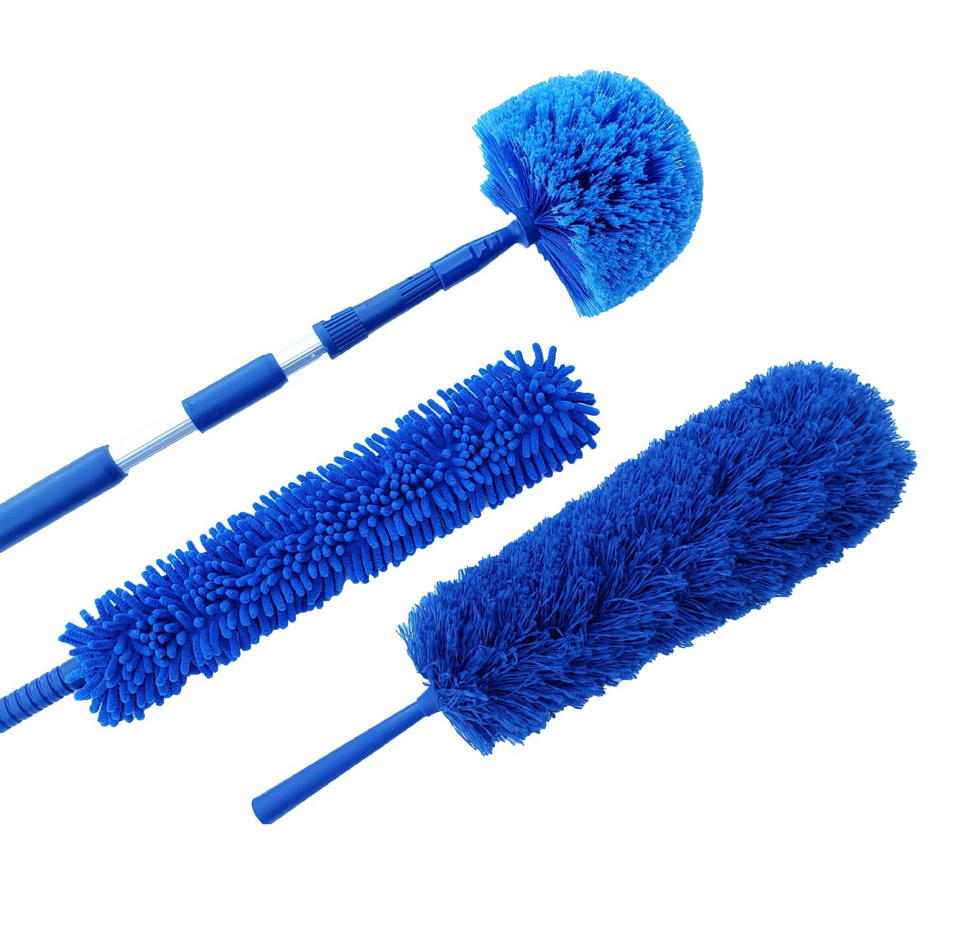 U.S. Duster Company Triple Action Microfiber Dusting Kit with 18-20 ft ...