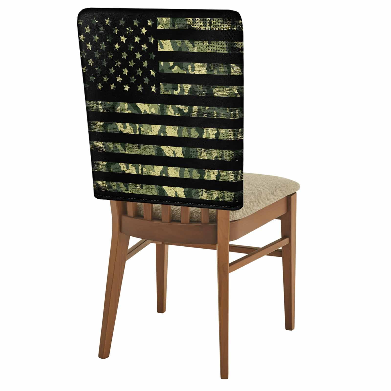 U.S. Flags Of Green Discoloration Chair Back Covers Set of 1, Modern ...