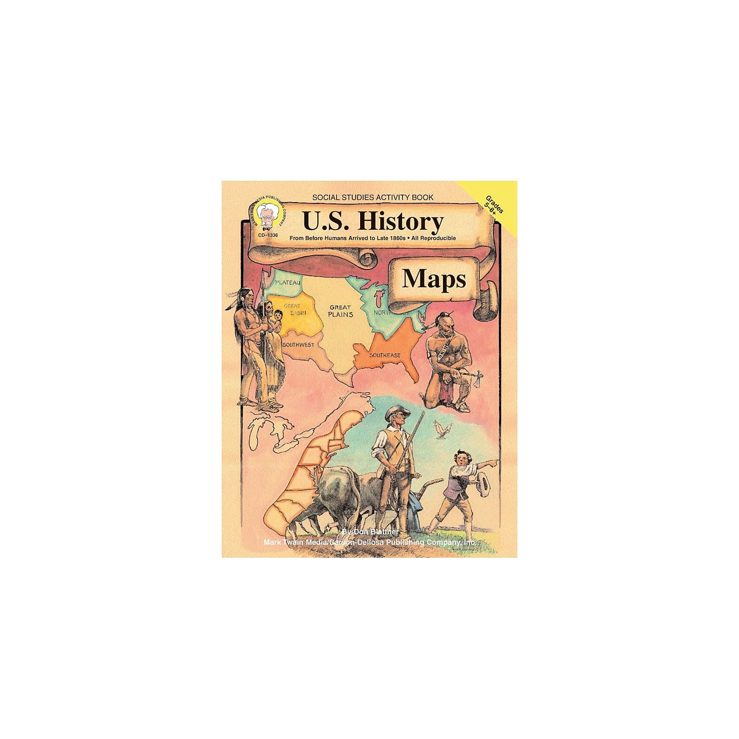 U.S. History Maps Resource Book, Grade 5-8, Paperback - Walmart.com