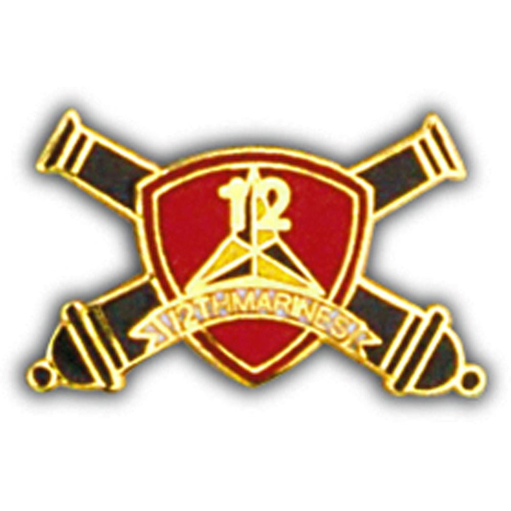 Eagle Emblems P15800 Pin - USMC, 12th Regiment - 1.125 in. - Walmart.com