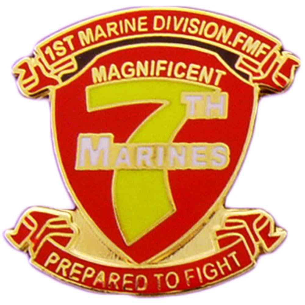 Eagle Emblems P15795 Pin - USMC, 7th Regiment - 1 in. - Walmart.com