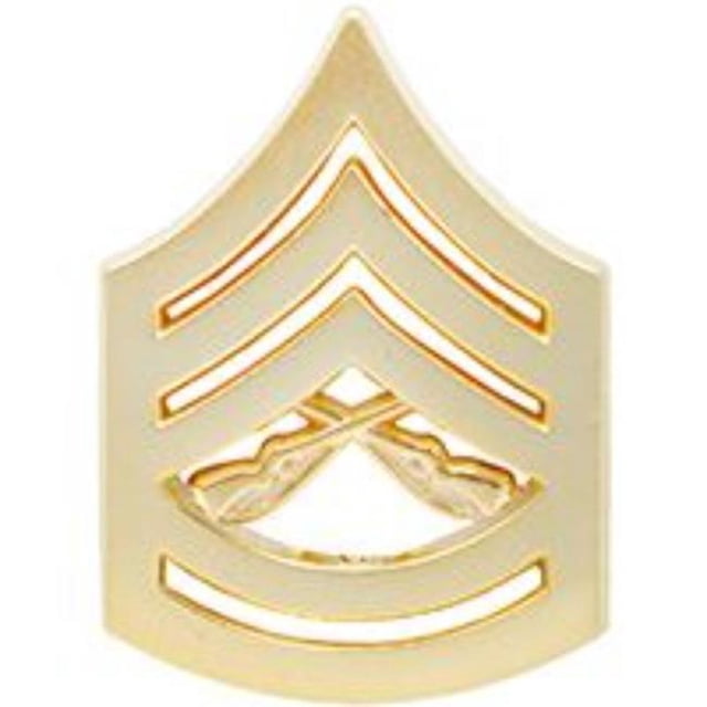 Eagle Emblems P10227 Rank - USMC, E7, Gunnery Sergeant - Gold - 0.88 in ...