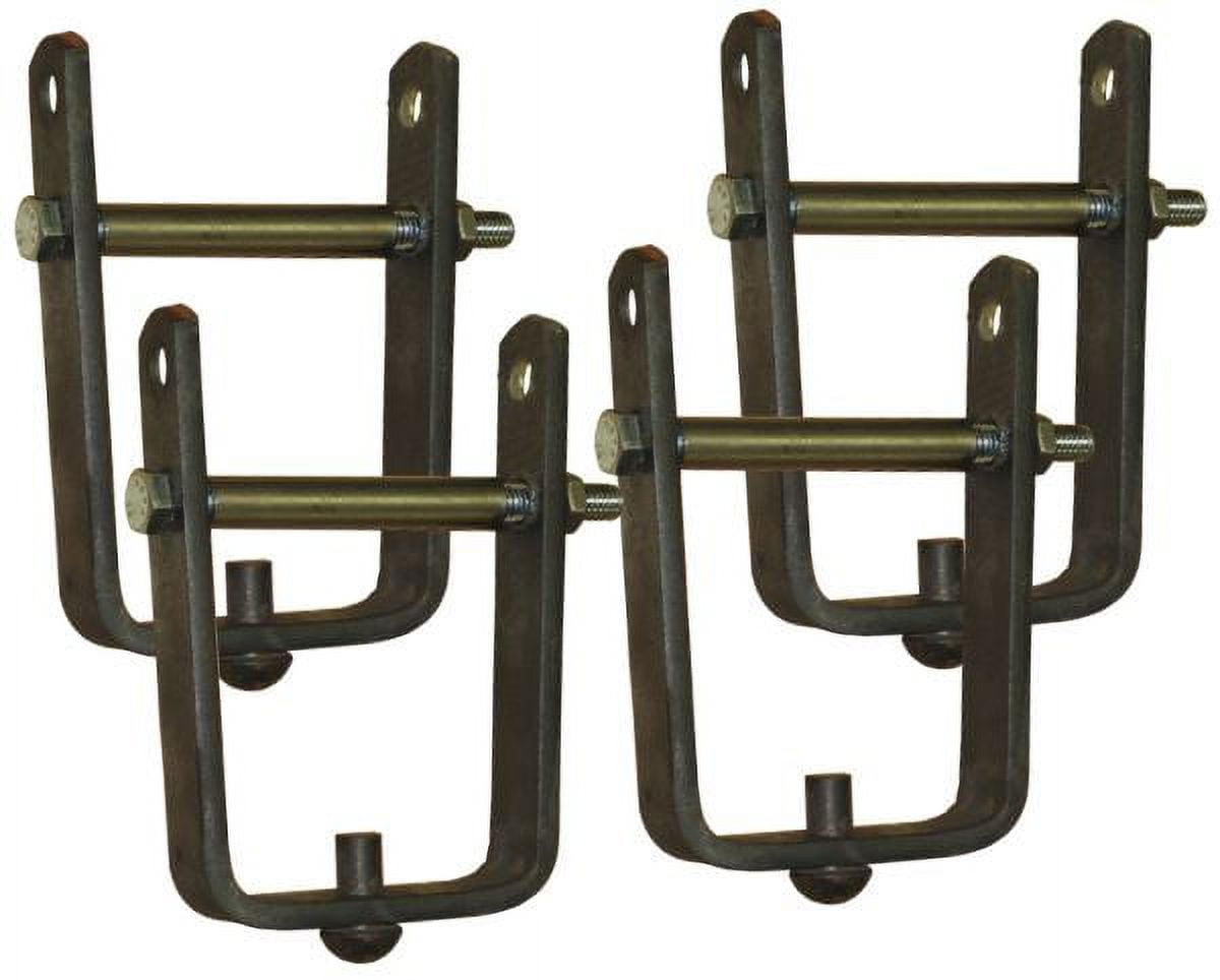 U.S. MADE 2-1/2 inch MEGA-DUTY Axle LEAF SPRING REBOUND CLAMPS - SET OF ...