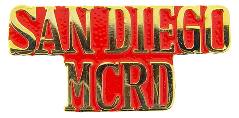 U.S. MARINES, USMC Script SAN DIEGO MCRD - Original Artwork, Expertly ...