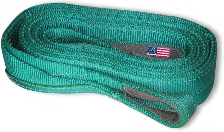 U.S. Made XD Tree Saver Winch Strap - 44,000 lb MBS - Two-PLY (3 inch X ...