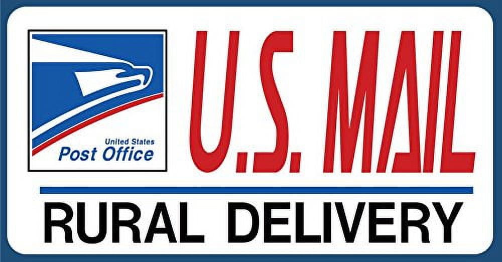 U.S. Mail Delivery Magnetic Sign. Rural Delivery Carrier Magnet USPS ...