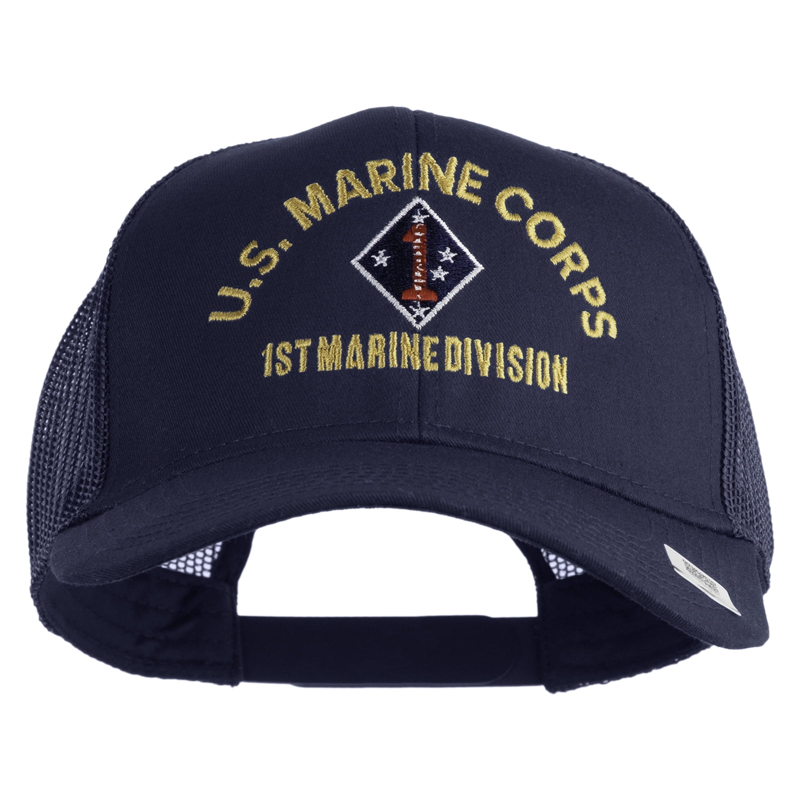 U.S. Marine Corps 1st Marine Division Embroidered Solid Cotton Twill ...
