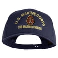 U.S. Marine Corps 2nd Marine Division Embroidered Solid Cotton Twill ...