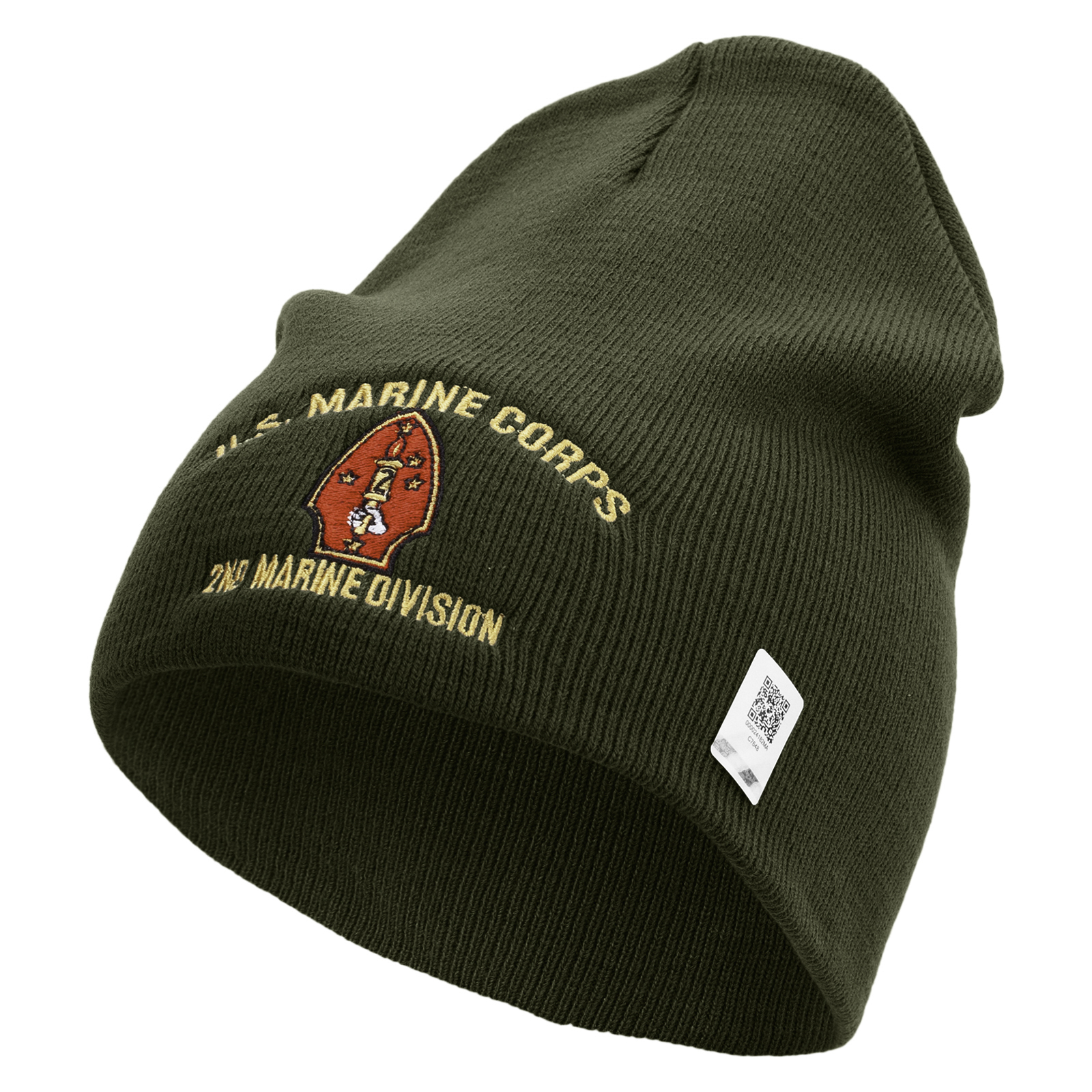U.S. Marine Corps 2nd Marine Division Symbol Embroidered 8 Inch Solid ...