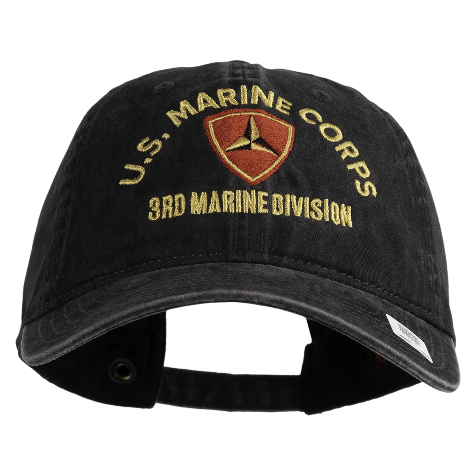 U.S. Marine Corps 3rd Marine Division Embroidered Washed Solid Pigment ...
