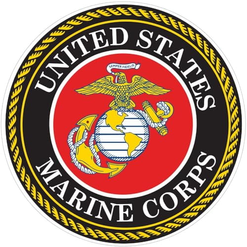 U.S. Marine Corps Eagle Globe and Anchor 12" Prism Decal - Walmart.com