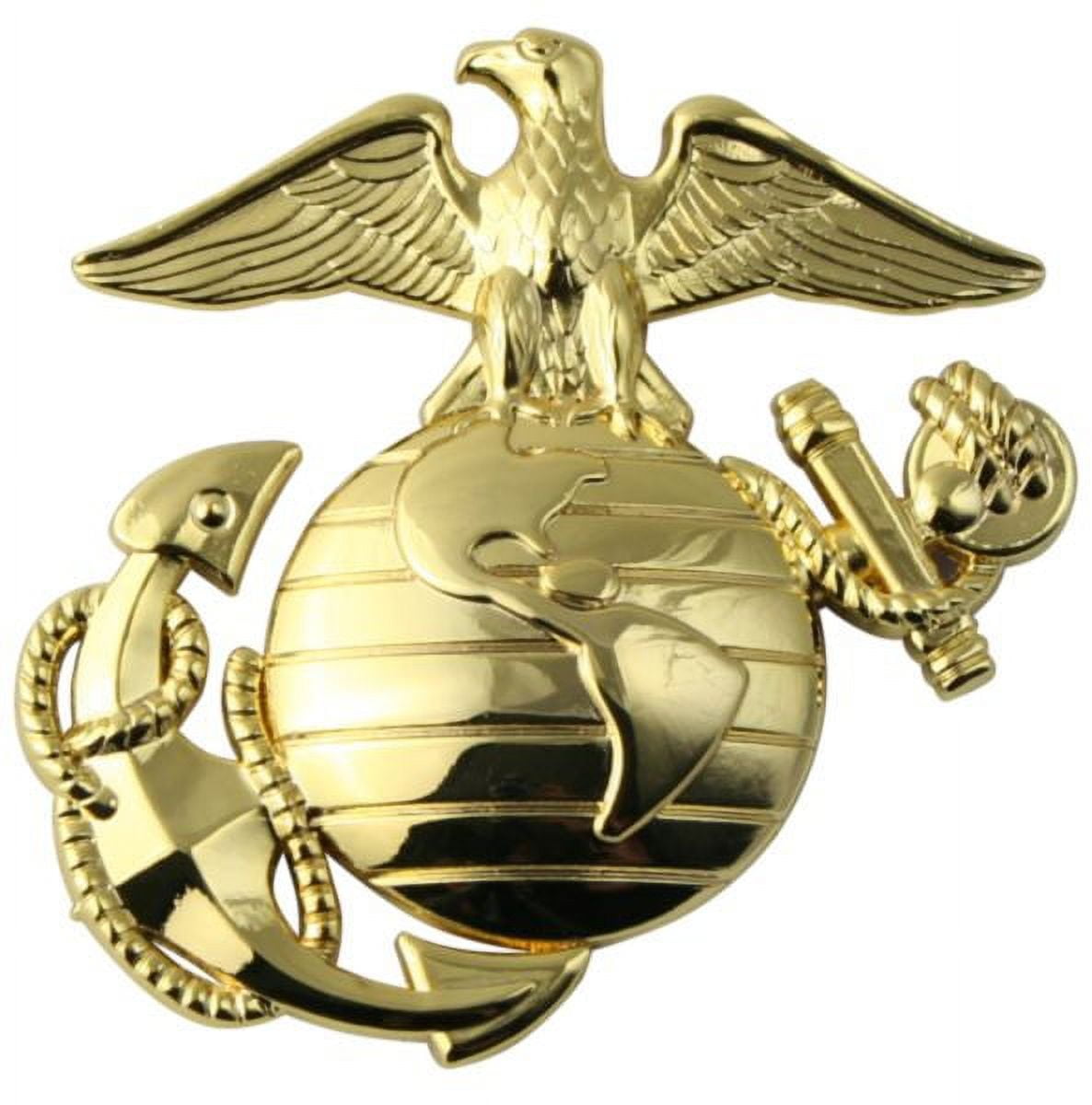 U.S. Marine Corps Eagle and Anchor (EGA) Metal Auto Emblem - Walmart.com