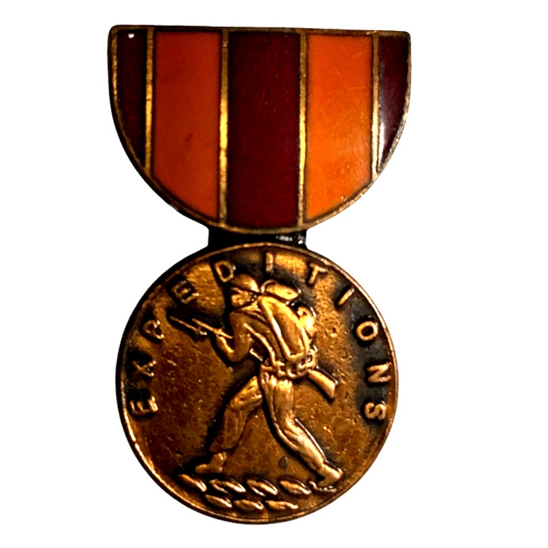 U.S. Marine Corps Expeditionary Medal Lapel / Hat Pin 1-1/8"H x 3/4"W ...