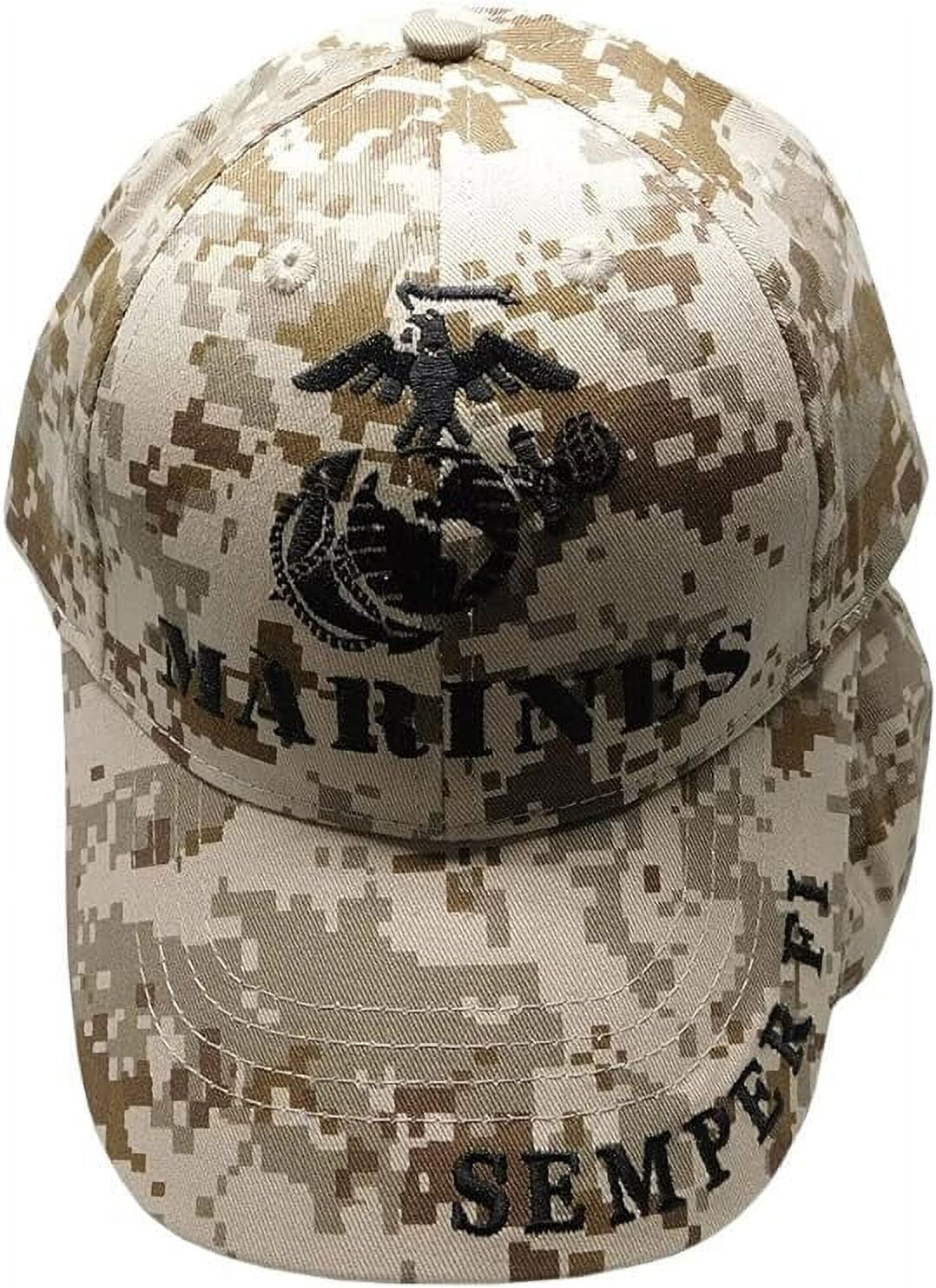U.S Marine Corps Semper FI Hat Digital Desert Camouflage USMC Licensed ...